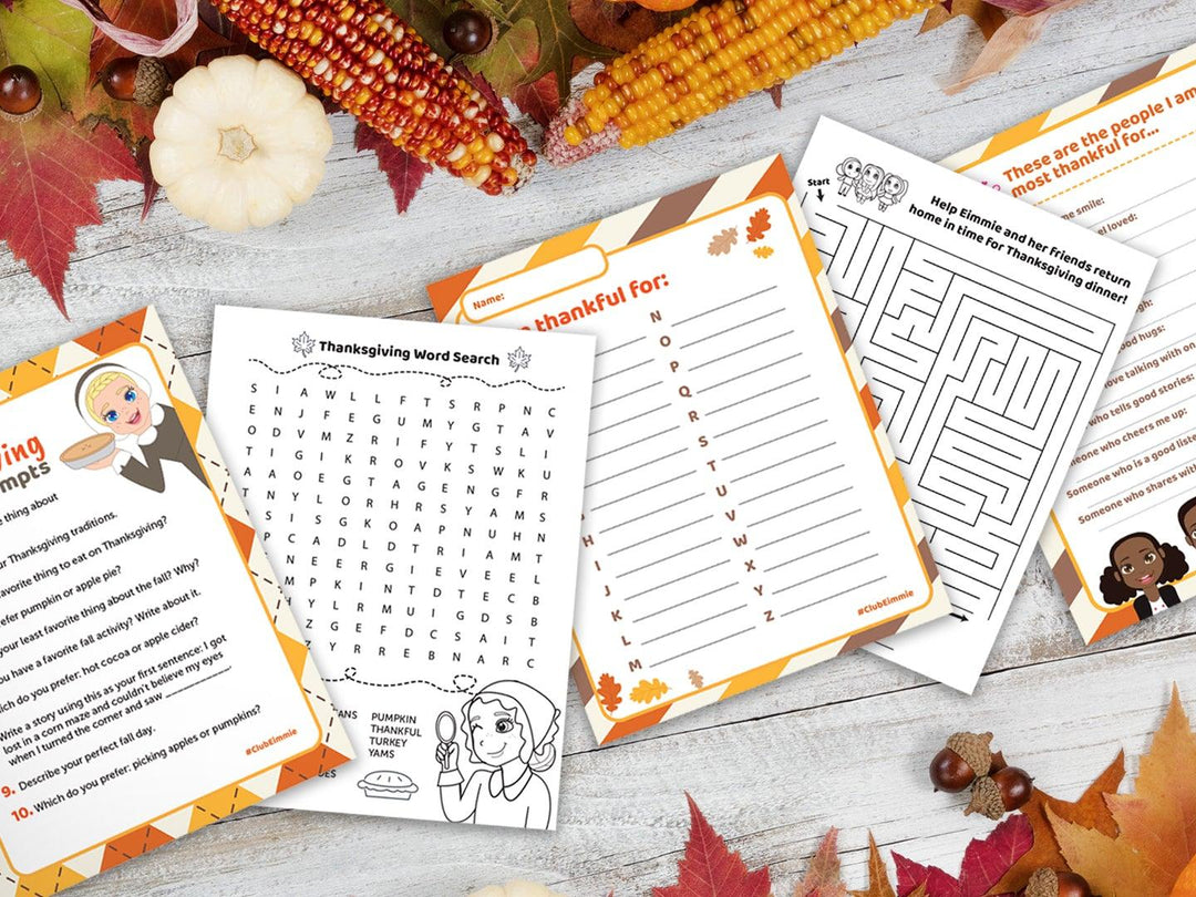 FREE PRINTABLES: November Prompts and Puzzles – Playtime by Eimmie