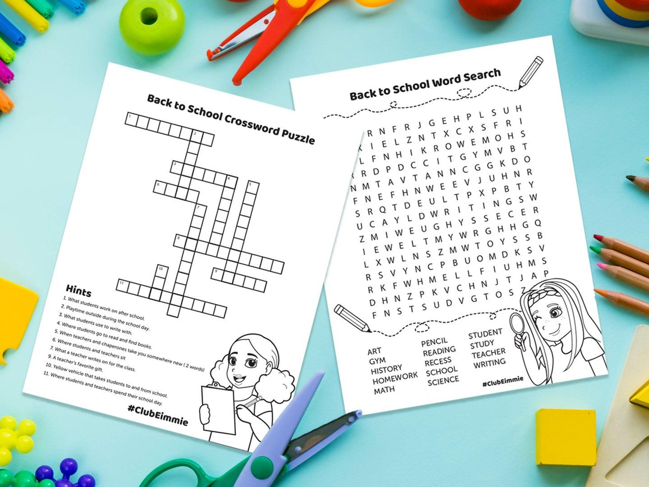 School Puzzles For Kids – Playtime by Eimmie