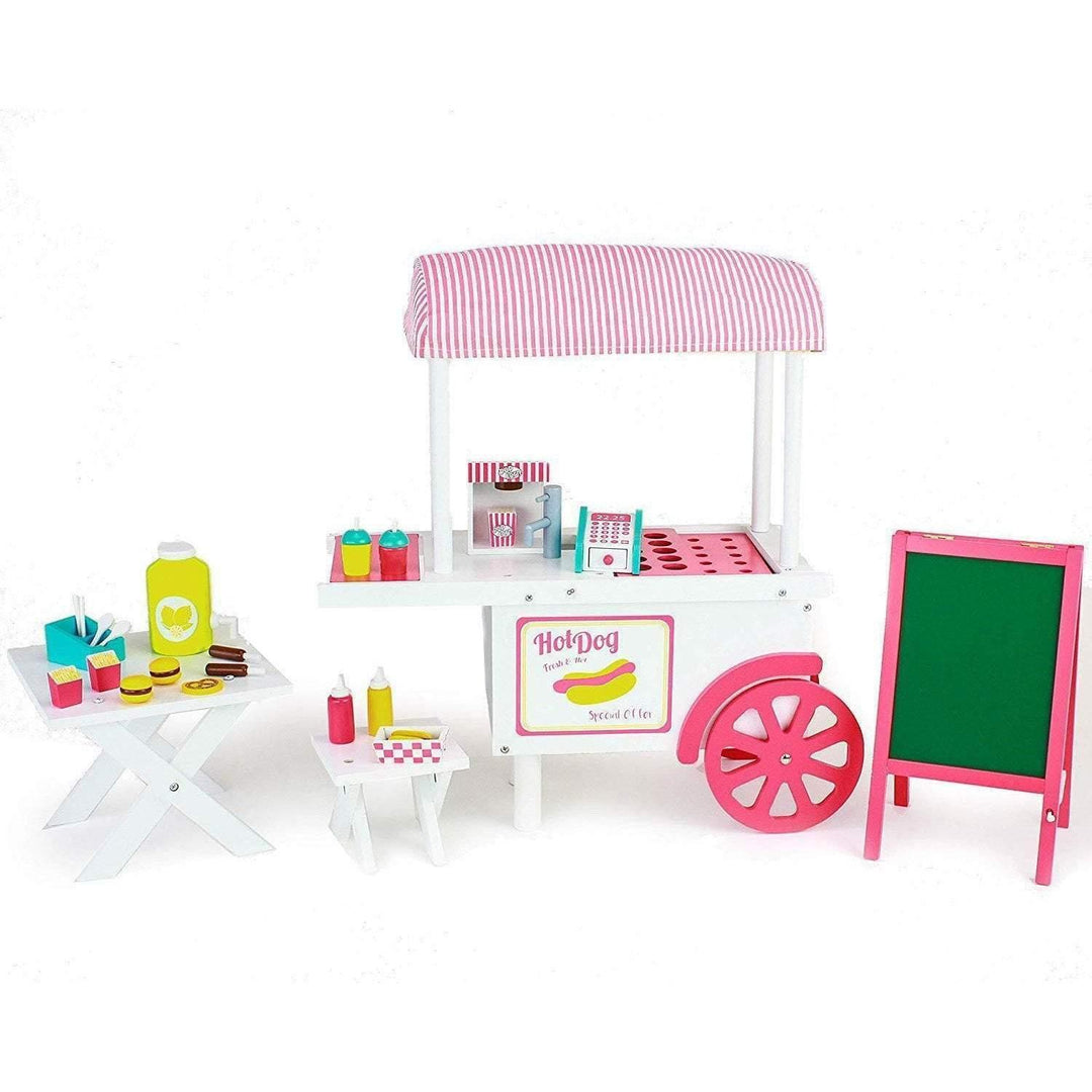 18 Inch Doll Food Cart Furniture Set - 20 Food Accessories | Playtime ...
