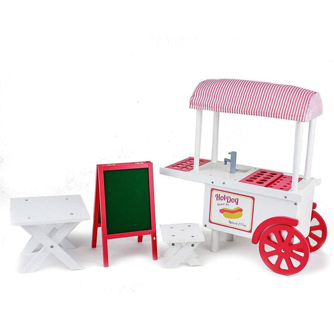 18 Inch Doll Food Cart Furniture Set - 20 Food Accessories | Playtime ...
